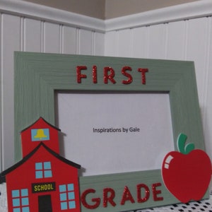 First Grade Picture Frame - Etsy