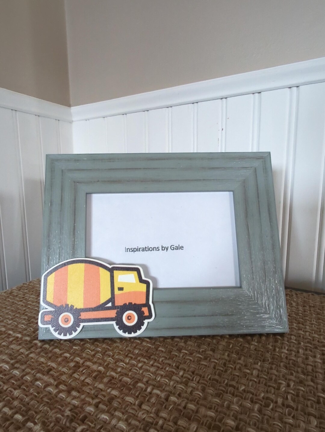 Cement Truck Picture Frame - Etsy