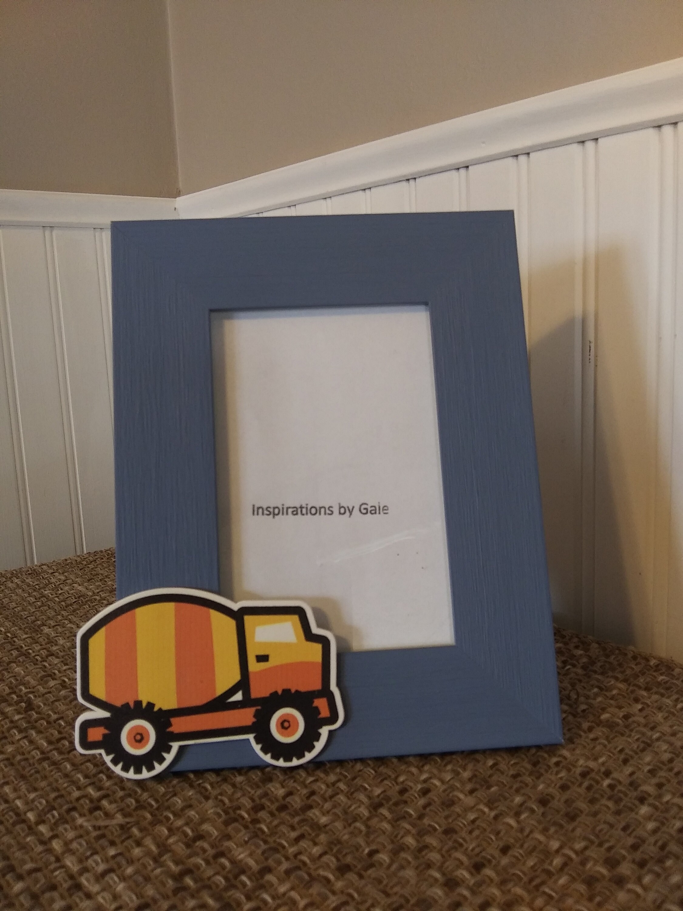Cement Truck Picture Frame - Etsy