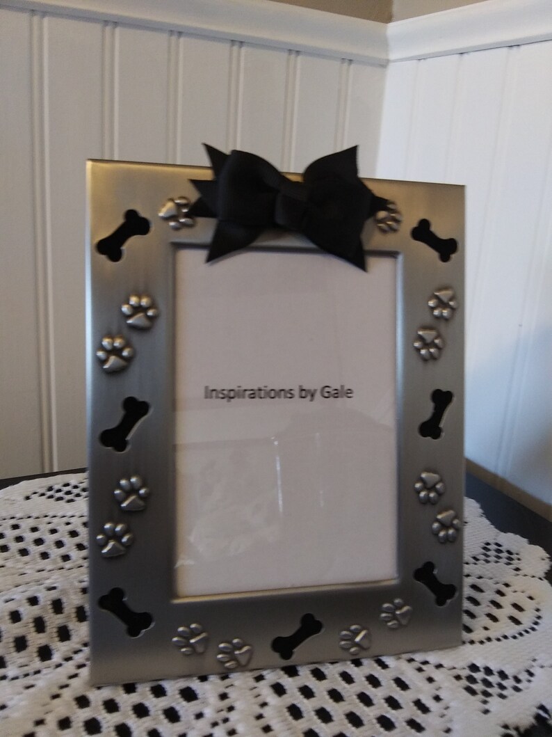 Dog Paw Print Picture Frame | Etsy