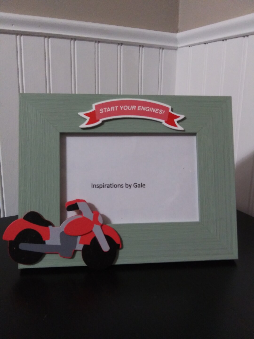 Motorcycle Picture Frame - Etsy