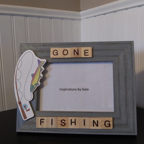 Fishing Pole Picture Frame - Etsy