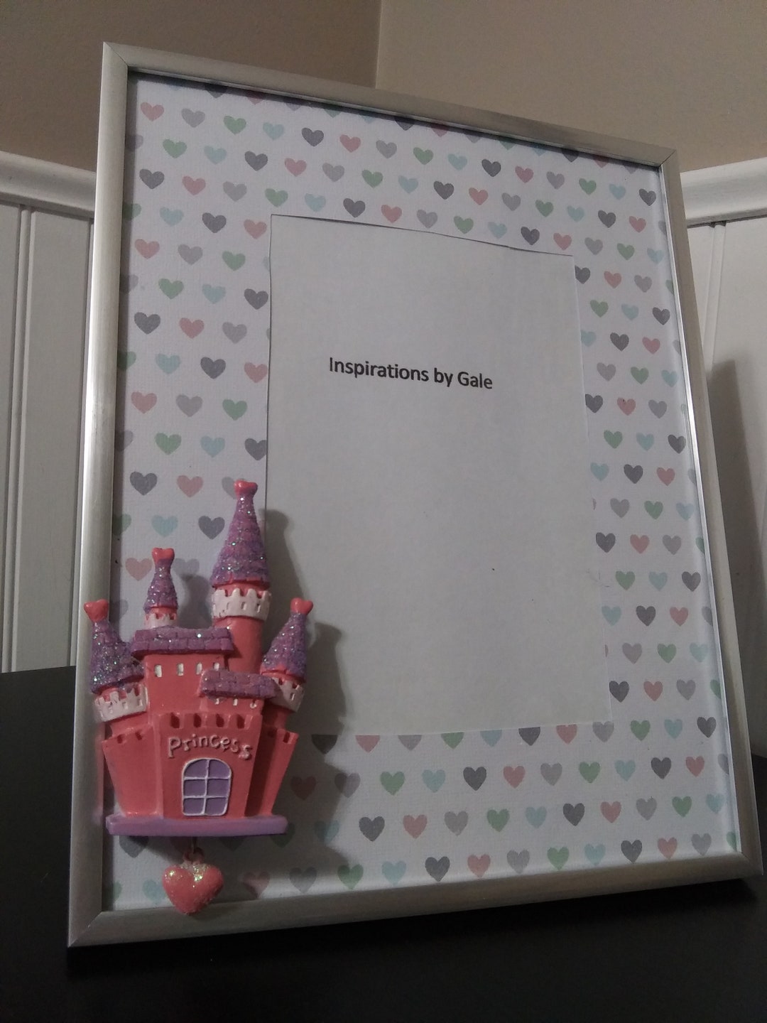 Pink Castle Picture Frame - Etsy