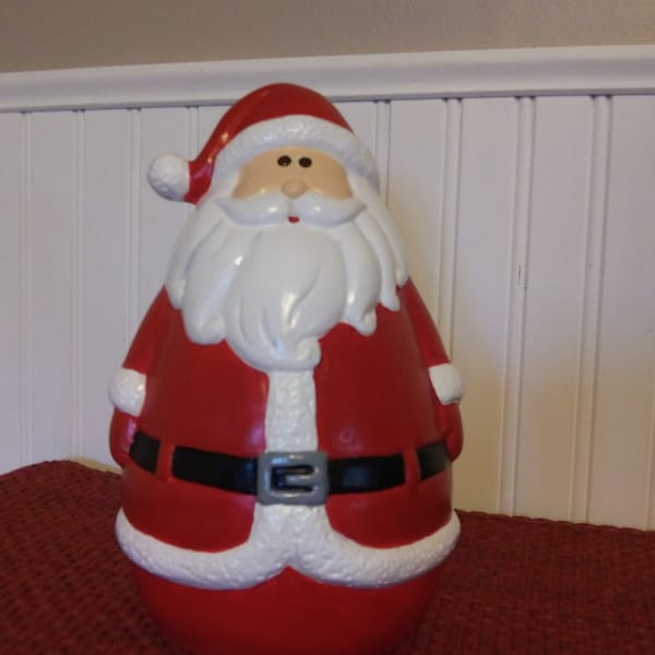 Ceramic Santa - Etsy