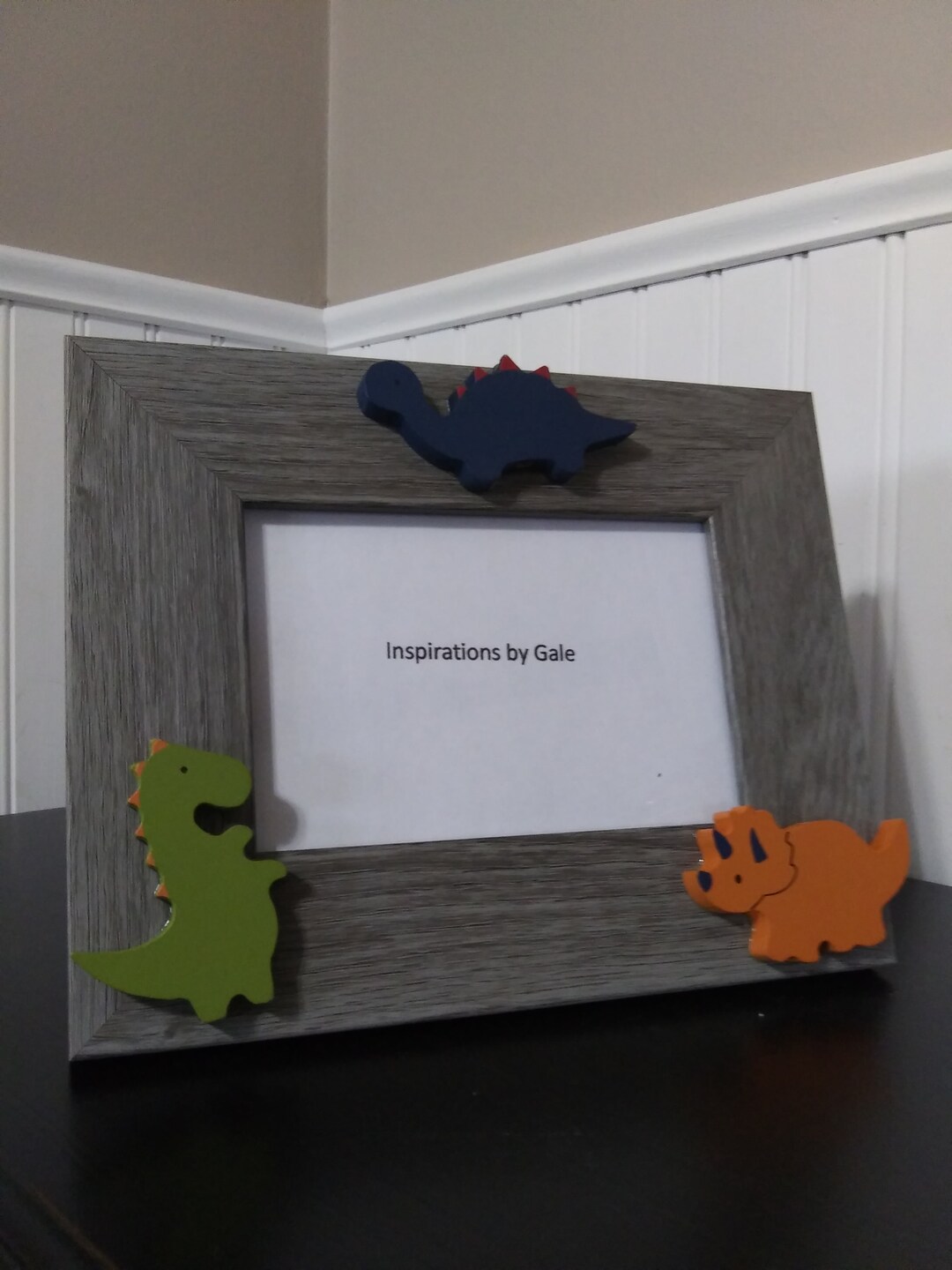 Wood Shaped Dinasaur Picture Frame - Etsy