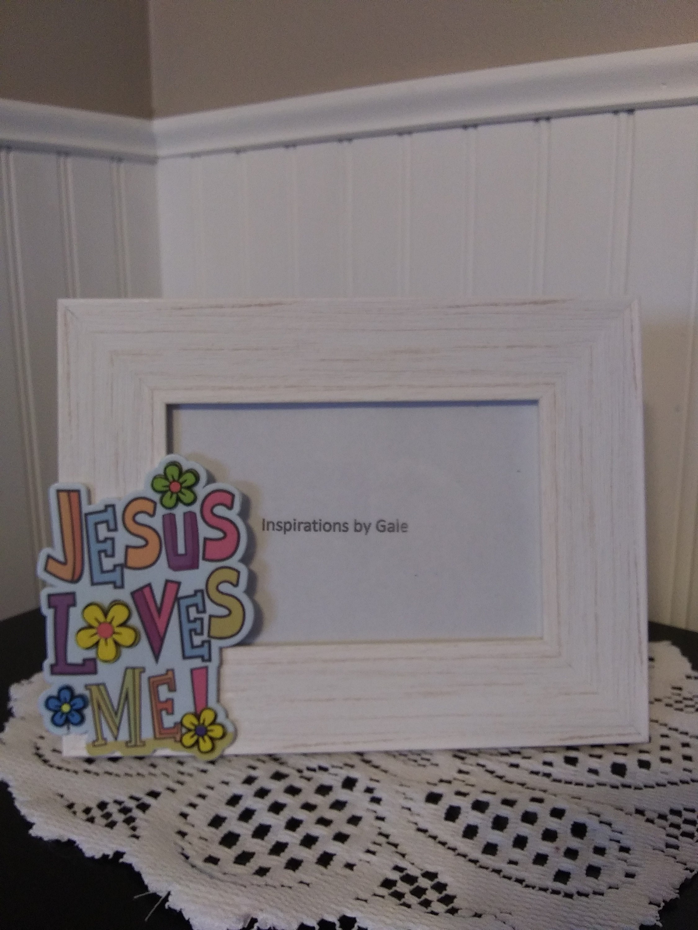 Jesus Loves Me Picture Frame - Etsy