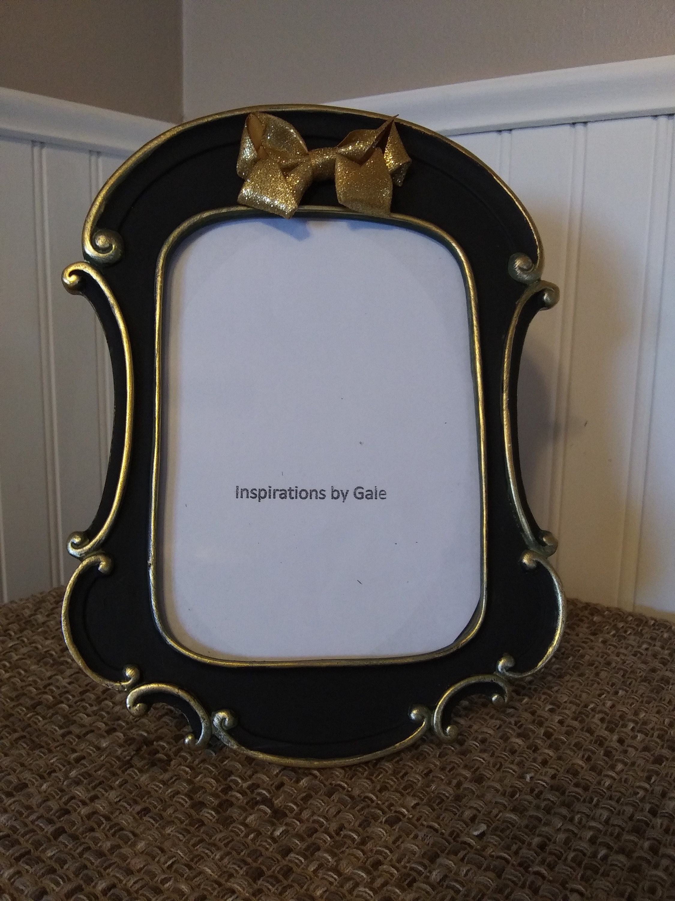 Black Scroll Picture Frame | Etsy