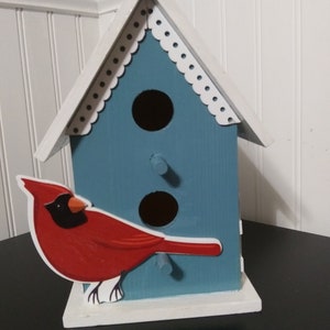 Red Cardinal Bird Birdhouse - Etsy
