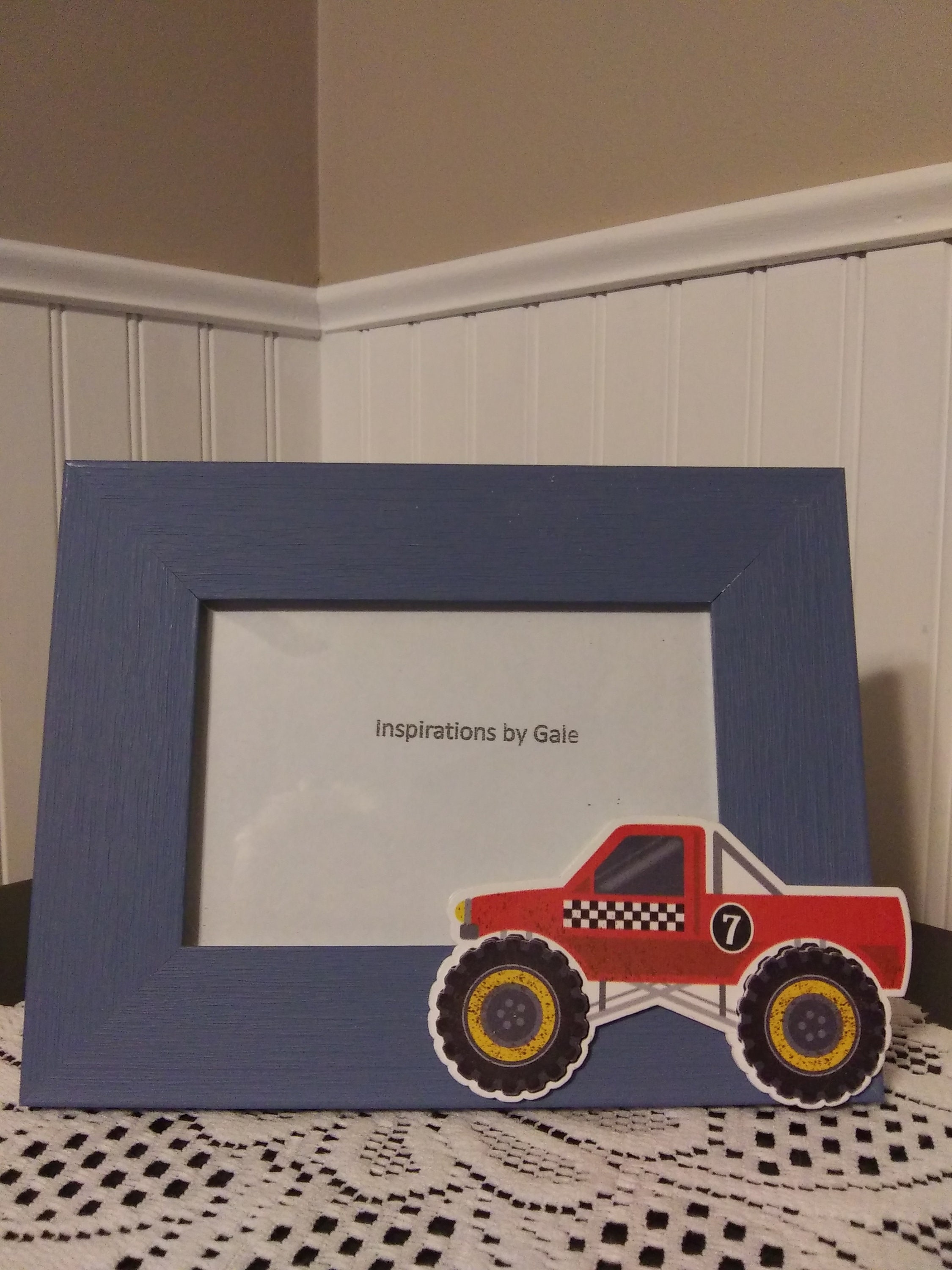 Monster Truck Picture Frame | Etsy