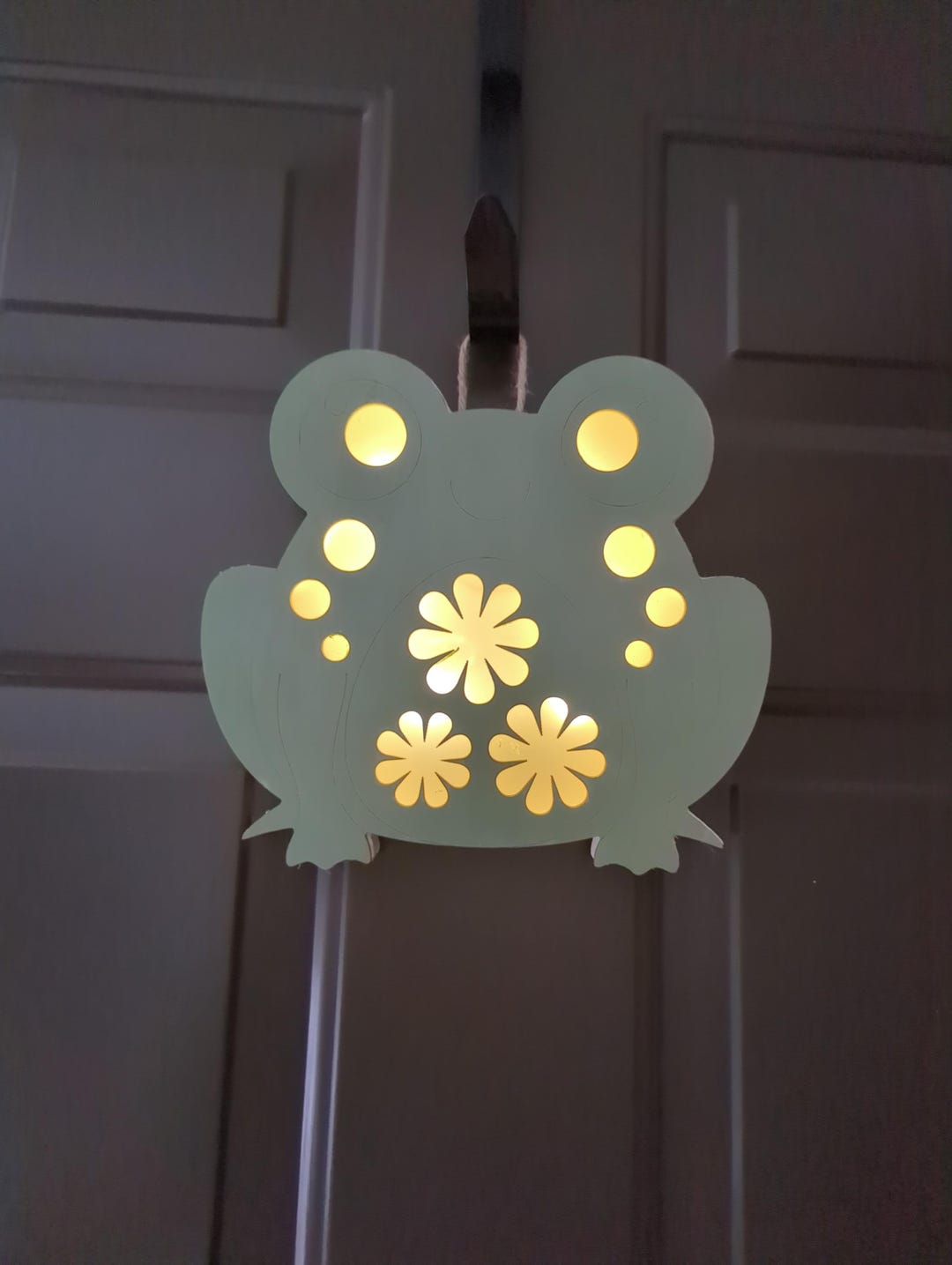 Light up Frog Wall Hanging - Etsy
