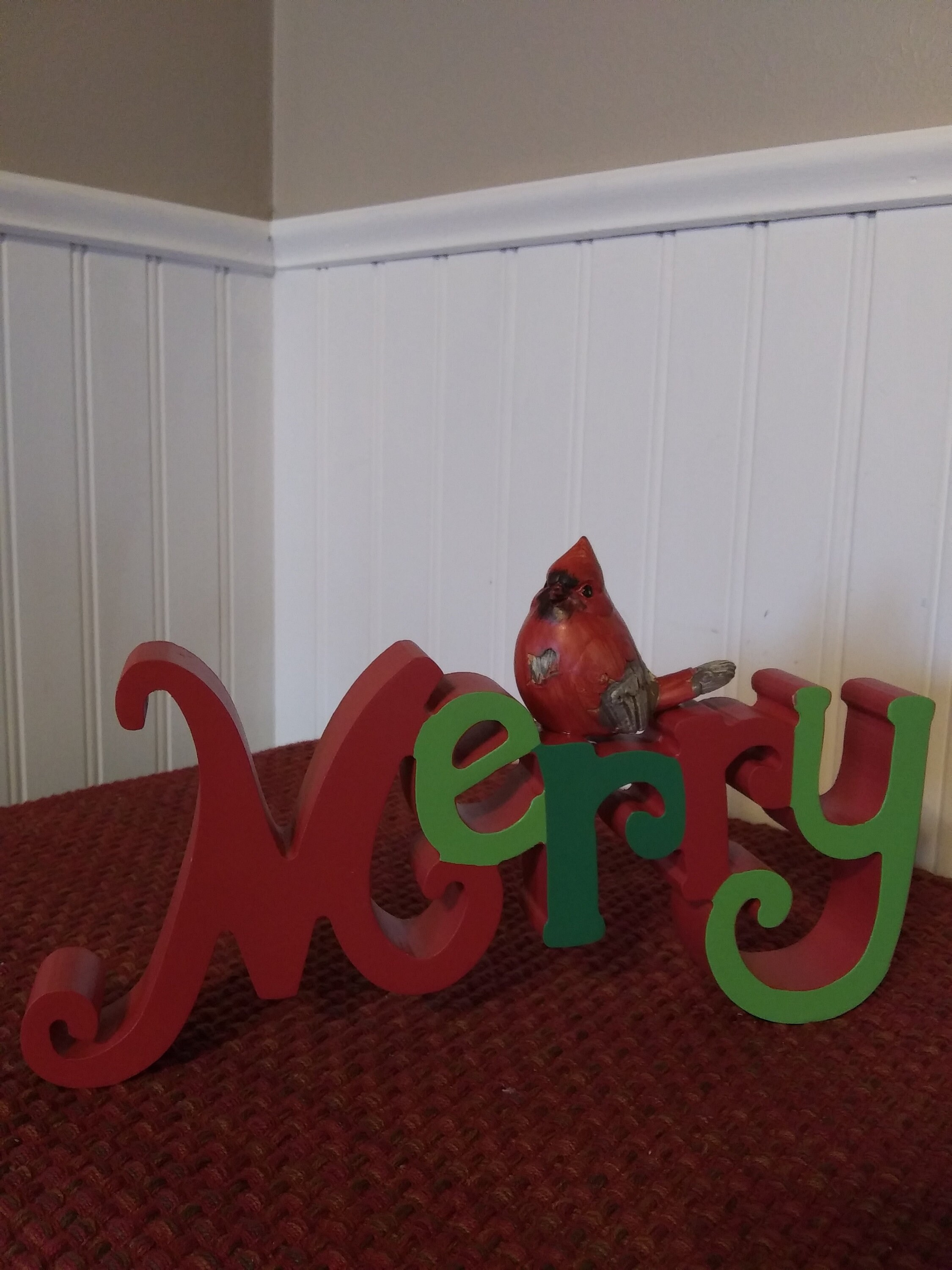 Cursive merry Decor | Etsy