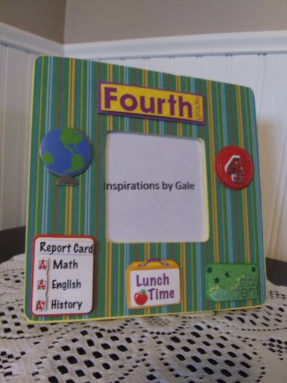 Fourth Grade Picture Frame | Etsy