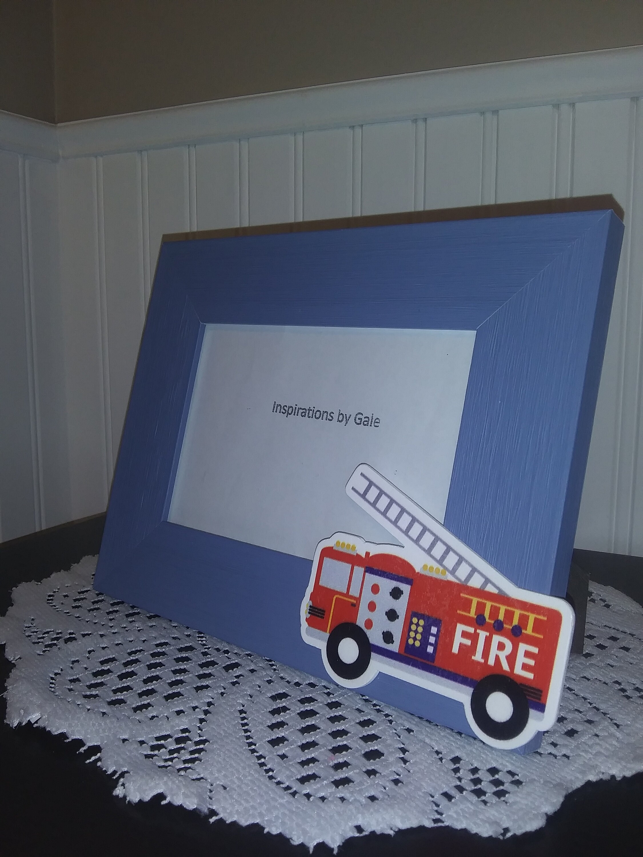 Firetruck Picture Frame | Etsy