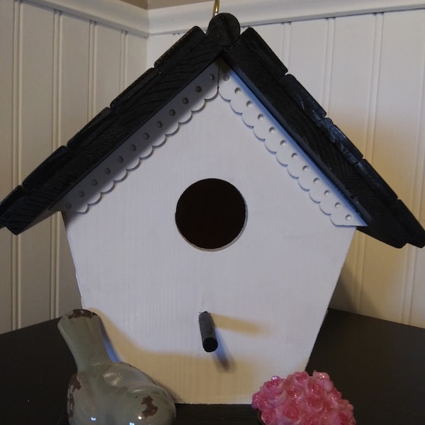 White Birdhouse - Etsy