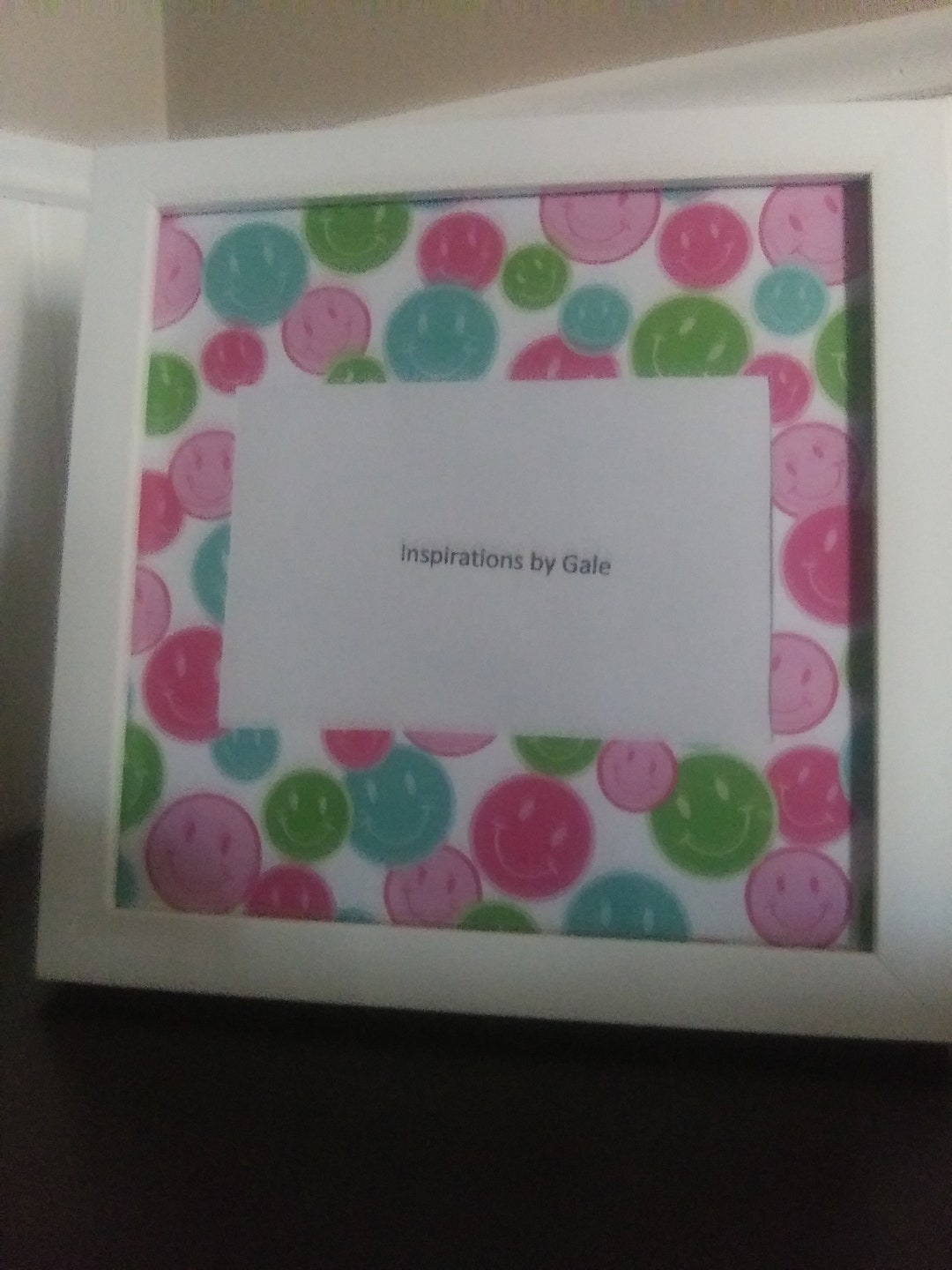 Smiley Face Picture Frame - Etsy