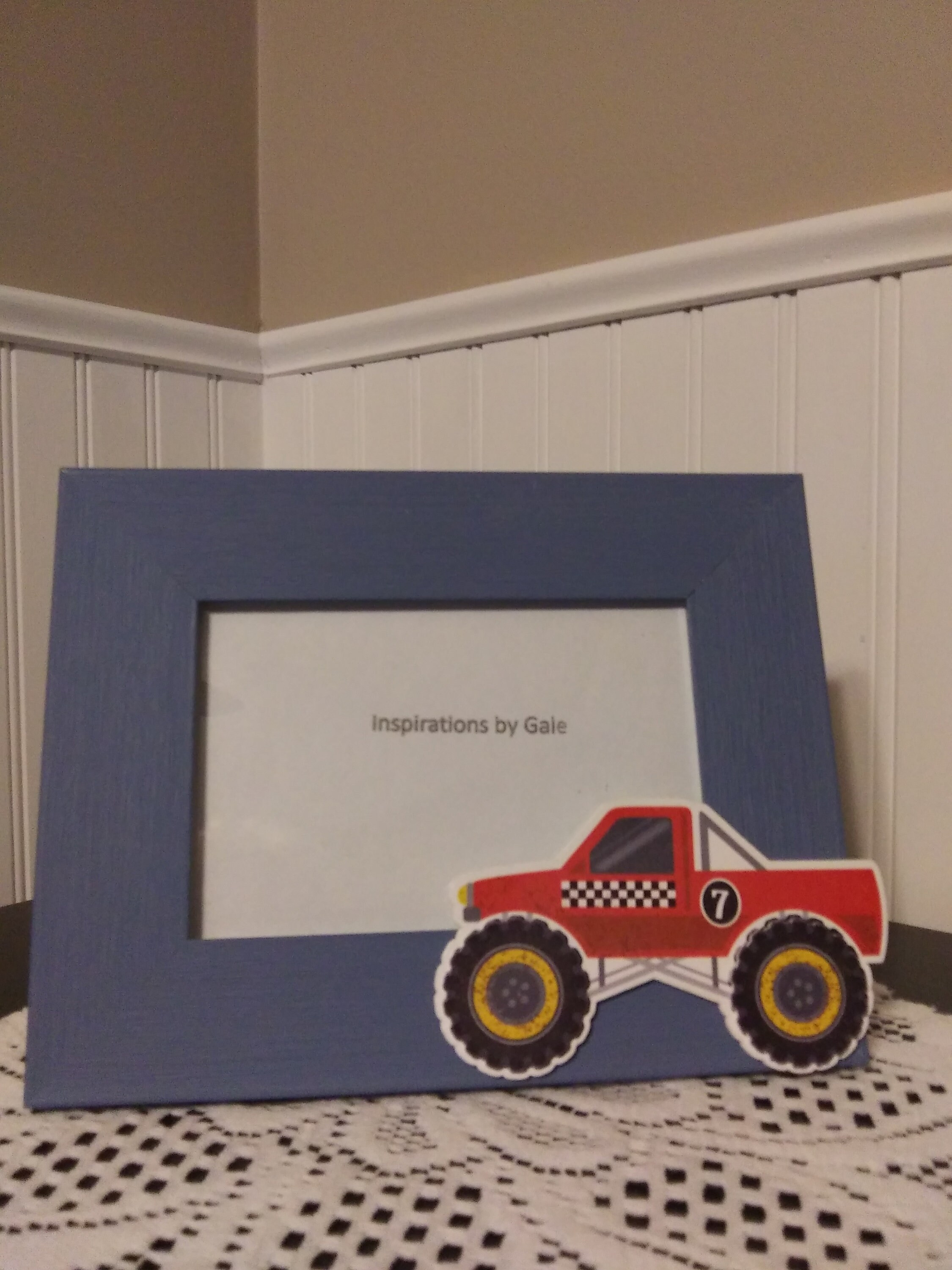 Monster Truck Picture Frame | Etsy