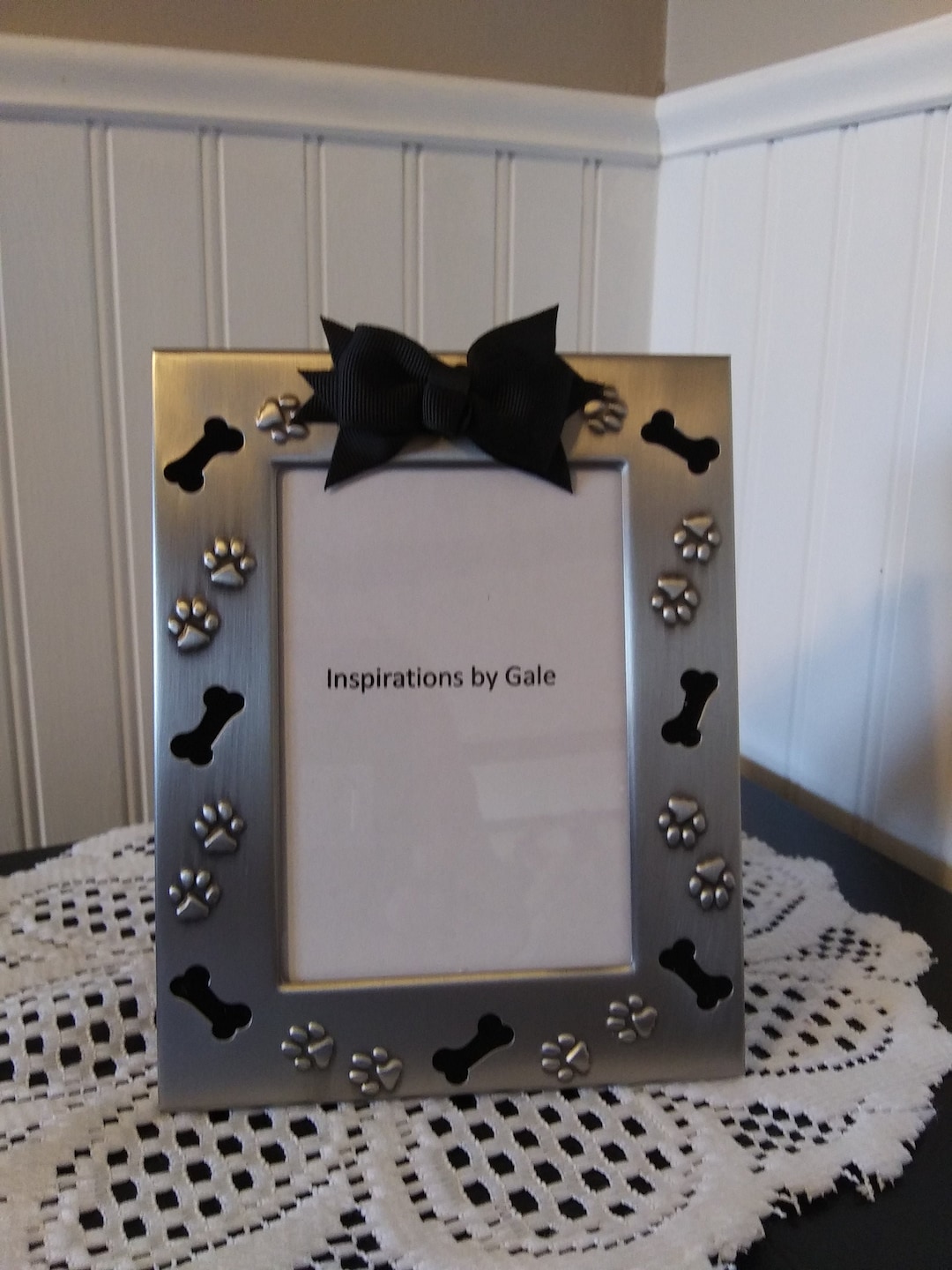 Dog Paw Print Picture Frame - Etsy