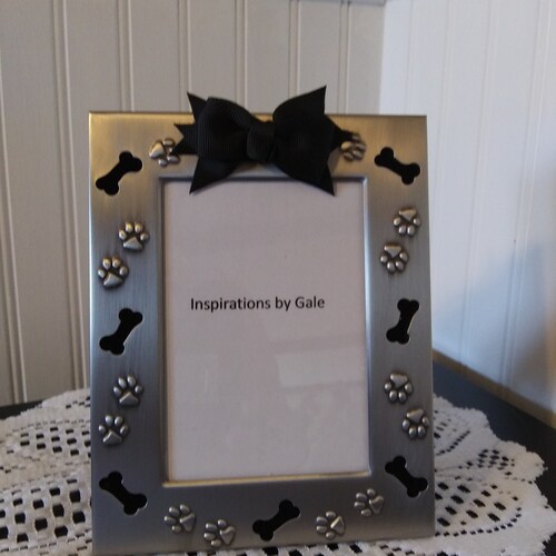 Dog Picture Frame Christmas Frame Holiday Pet Photo Frame - Etsy