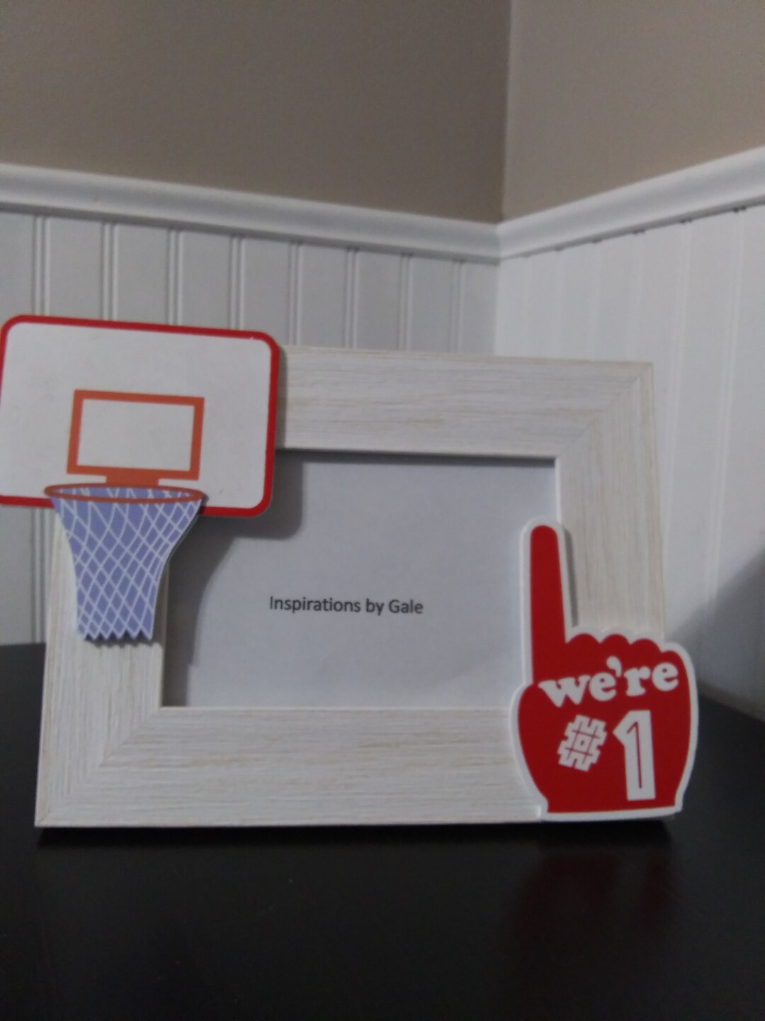 We're Number #1 at Basketball Picture Frame - Etsy