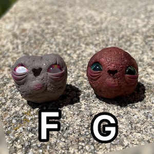 Tiny Rock Pal, Rock Friend, Orginal Sculpture, One of a Kind, Handmade ...