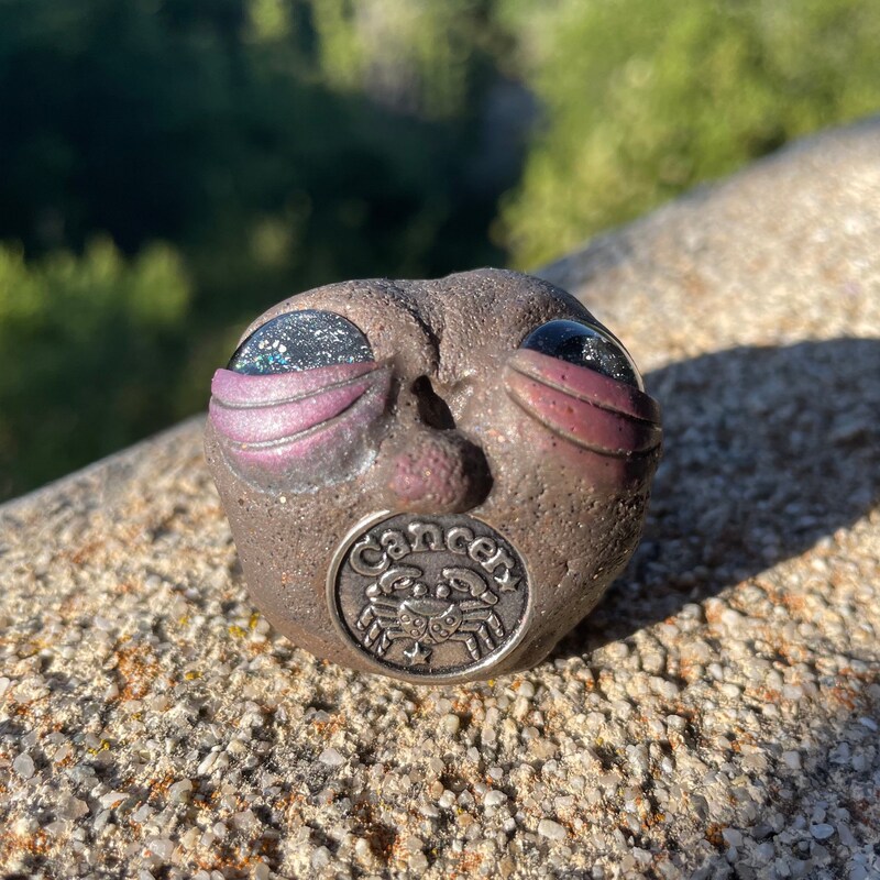 Cancer Rock Art - Etsy