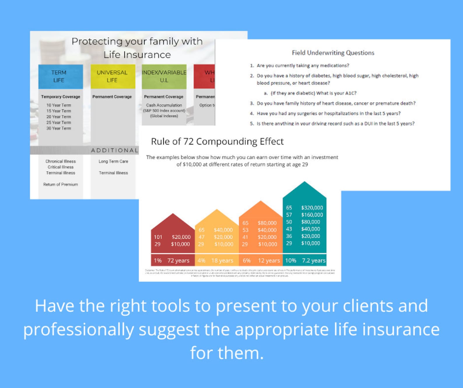 Life Insurance Agent Tools - Printable Goal Worksheets, Business Tools ...