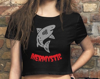 Shark Crop Top - Etsy