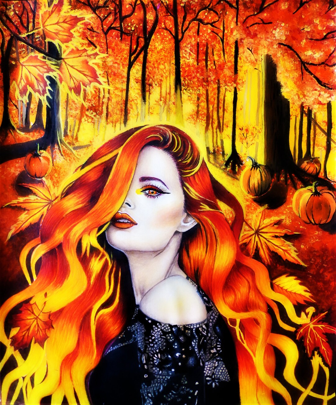 Autumn Amber (fall) Print - Etsy