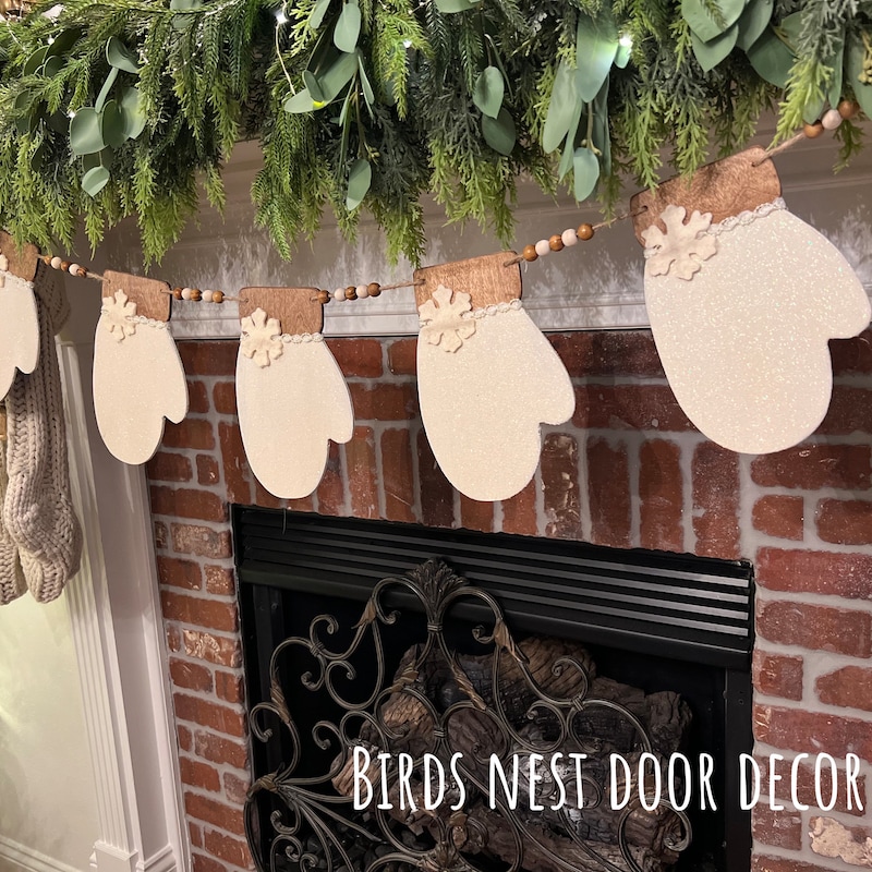 Mitten Garland - Etsy
