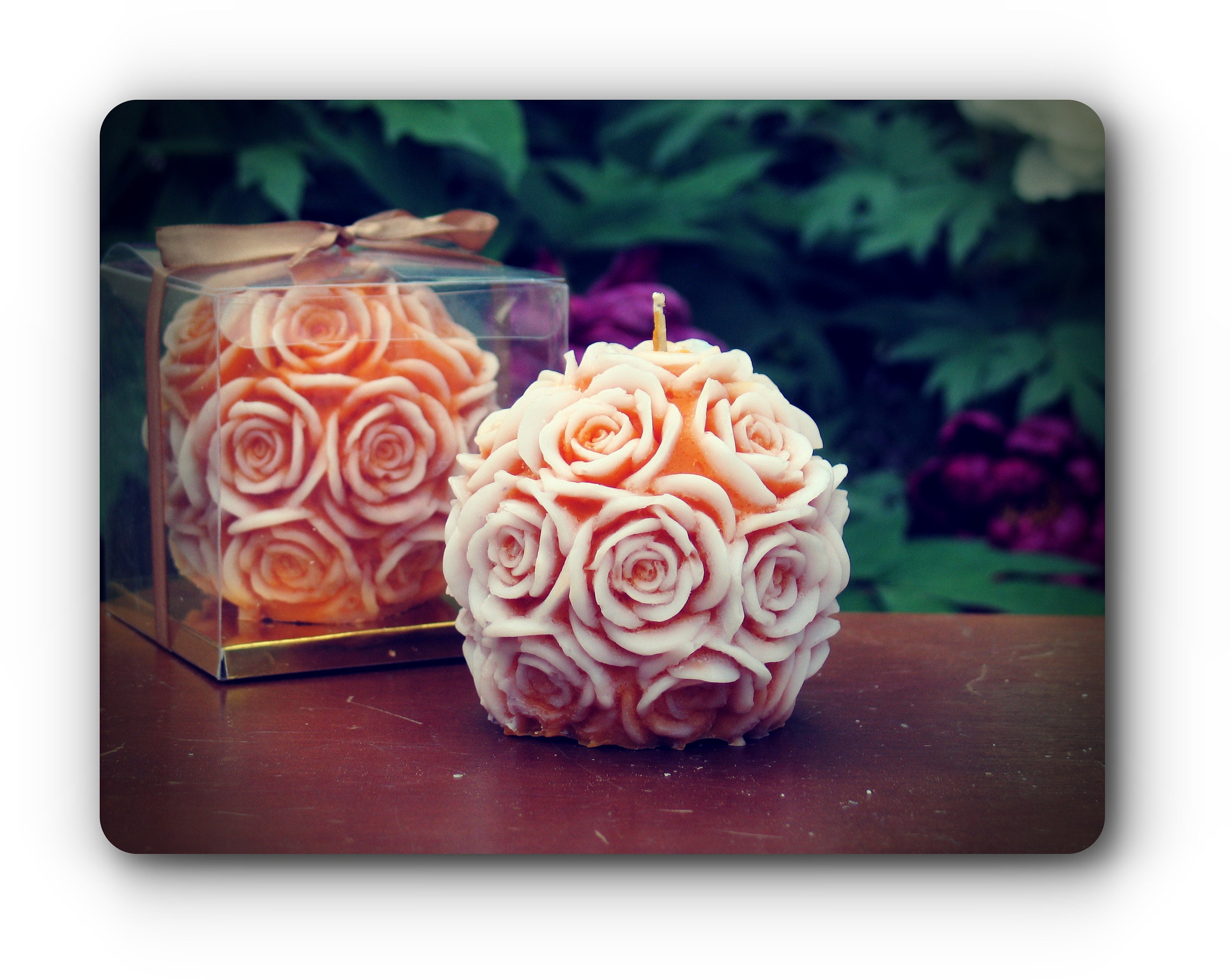 Candles Handmade Flower Candles Boxes Centerpiece Gift - Etsy