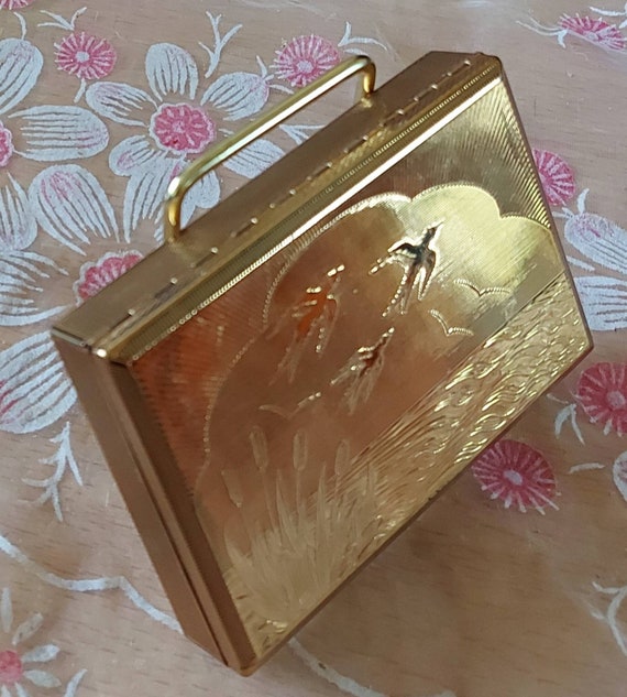 Vintage Melissa musical powder compact, collectable v… - Gem