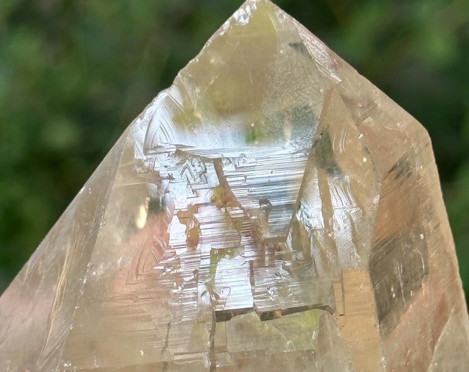 Clear Mosaic Quartz Record-keeper Citrine Quartz Crystal Castle Point ...