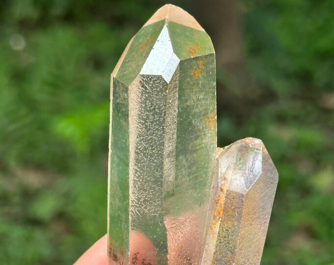 Clear Record-keeper Crystal Twins Quartz Crystal Cluster/time Links ...