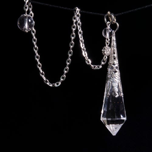 Clear Amethyst Pendulum/dowsing Tool for | Etsy