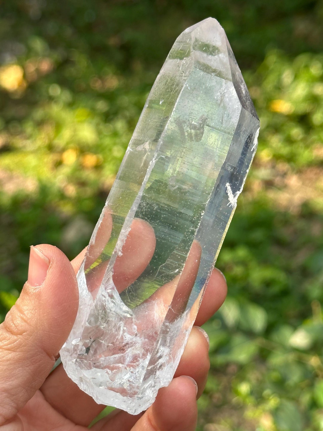 Clear Himalayan Single Solar Quartz Crystal/mosaic Crystal/energy/reiki ...