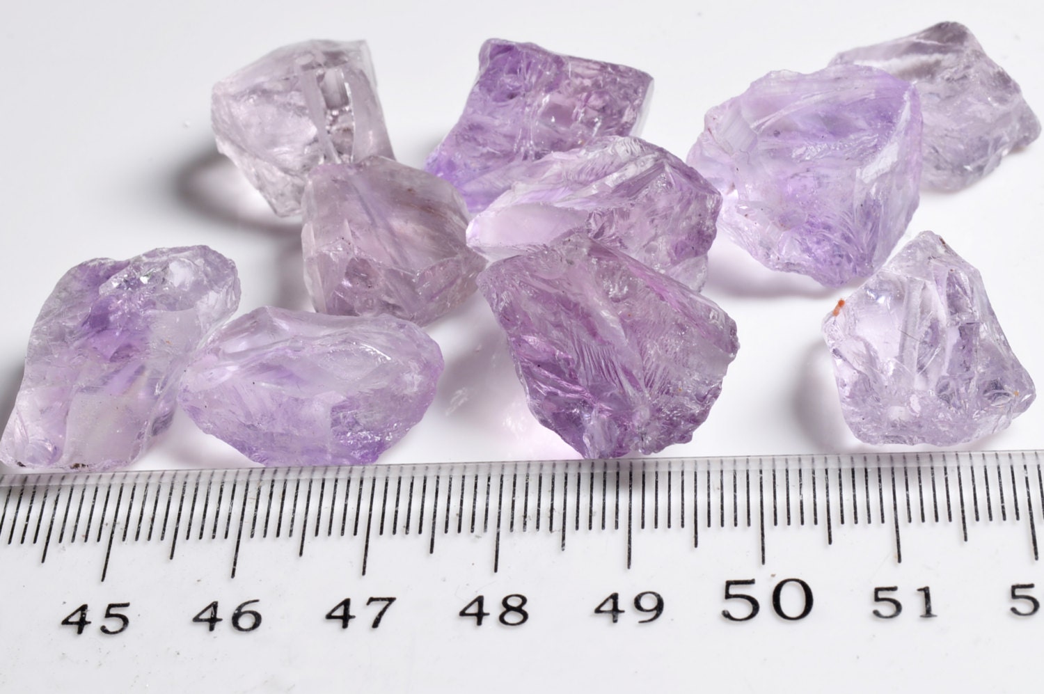Pure Amethyst Gravel-drilled/ Natural Amethyst Chunks / Rough - Etsy