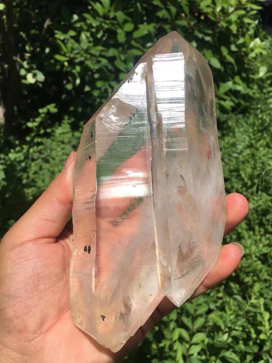 Double Terminated Tantric Twins Crystal Rainbow Quartz Point/crystal ...