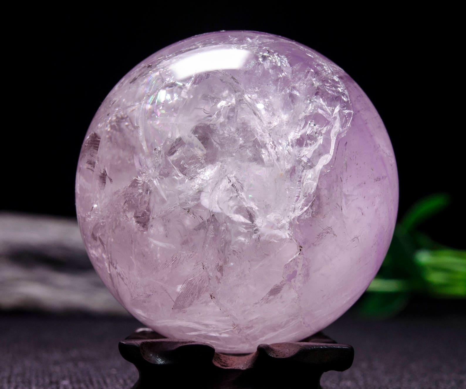 2.64 Natural Large Amethyst Ball/Crystal | Etsy