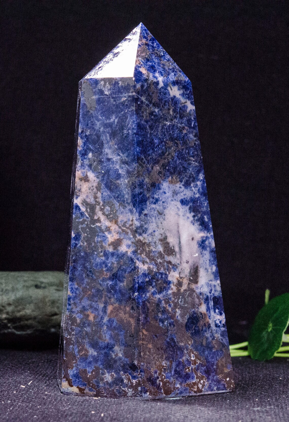Polished LARGE Blue Sodalite Crystal Tower/healing - Etsy