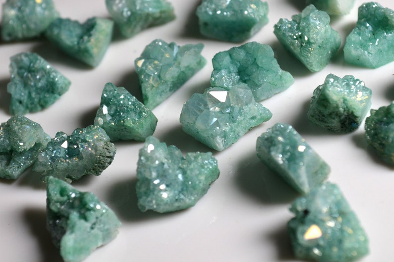 Small Size Plating Color Crystal Cluster/shining Crystal - Etsy