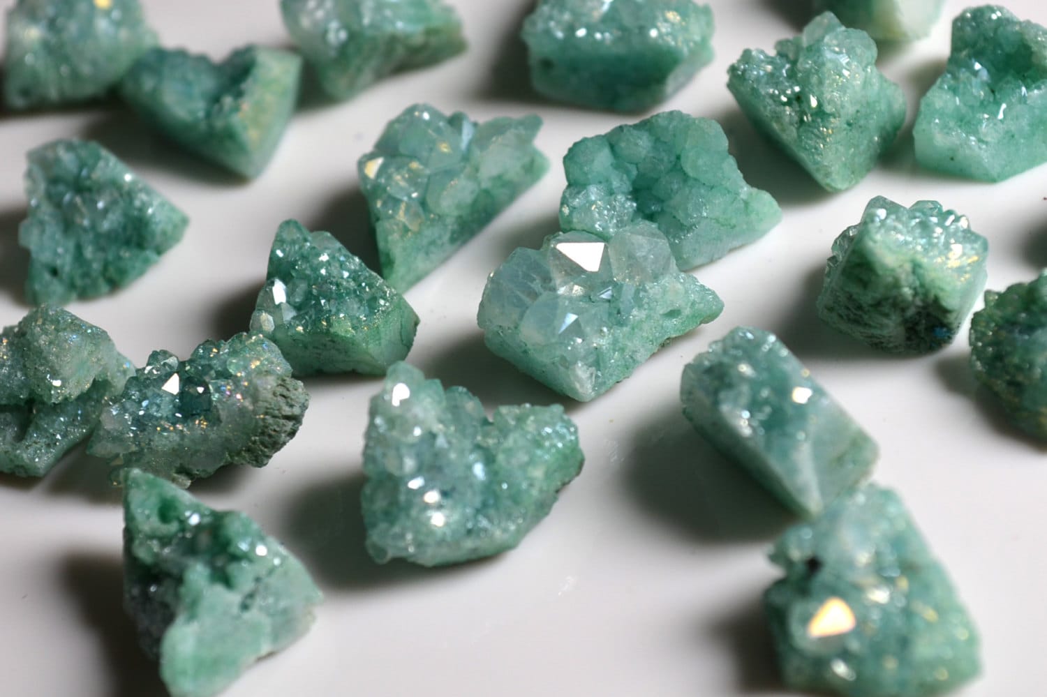 Small Size Plating Color Crystal Cluster/Shining Crystal | Etsy