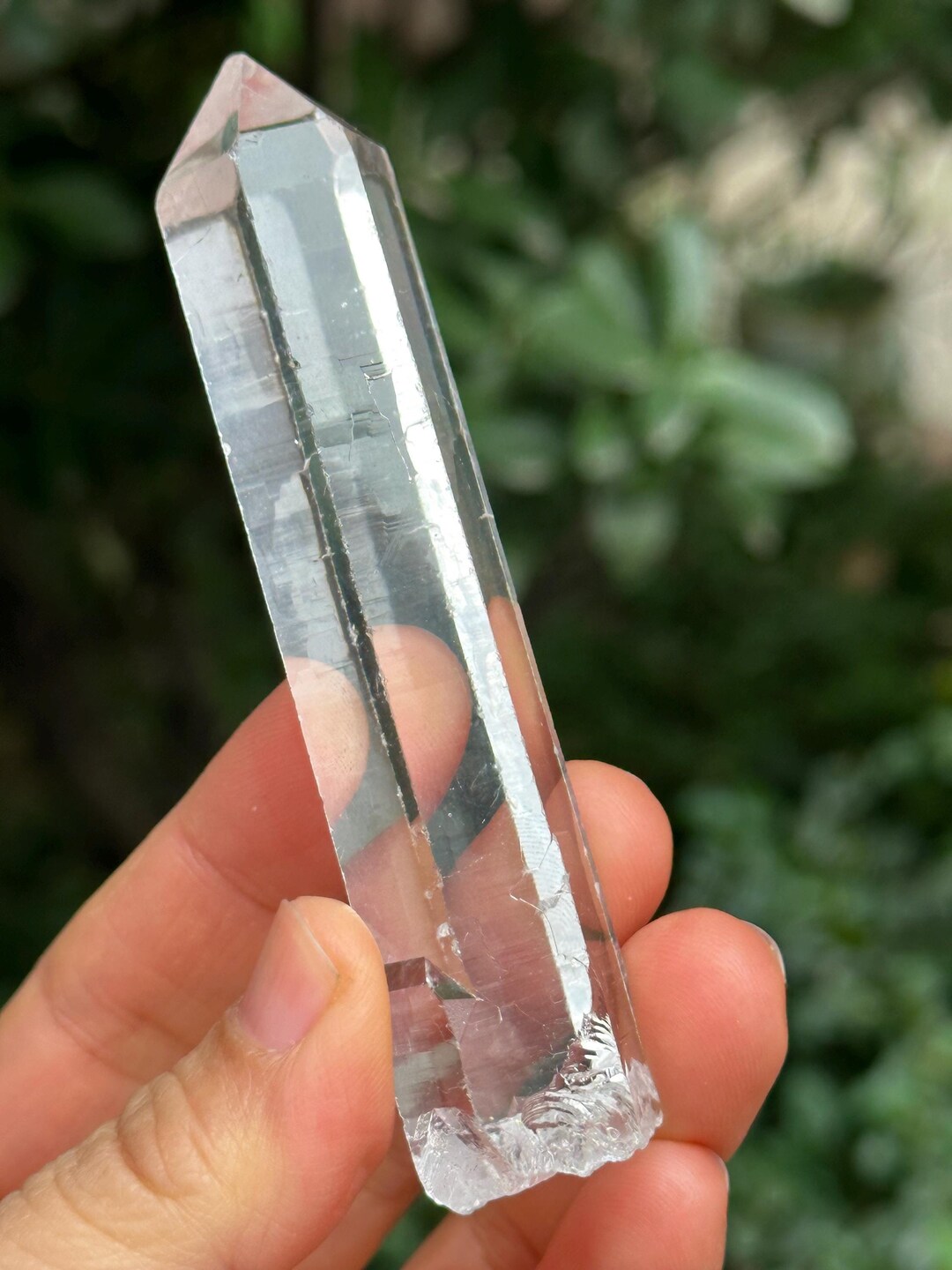 Shining Clear Himalayan Single Quartz Crystal/vera Natural Aura Crystal ...