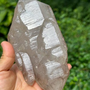 Rare Double Terminated Elestial Enhydro Quartz Crystal-moving Liquid ...