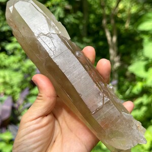 100% Natural Double Terminated Citrine Quartz Crystal Point/energy Crystal/reiki/healing ...