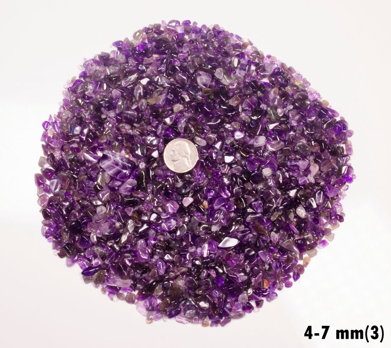 Bulk Sale Tiny Natural Amethyst Crystal Chip Stoneamethyst | Etsy
