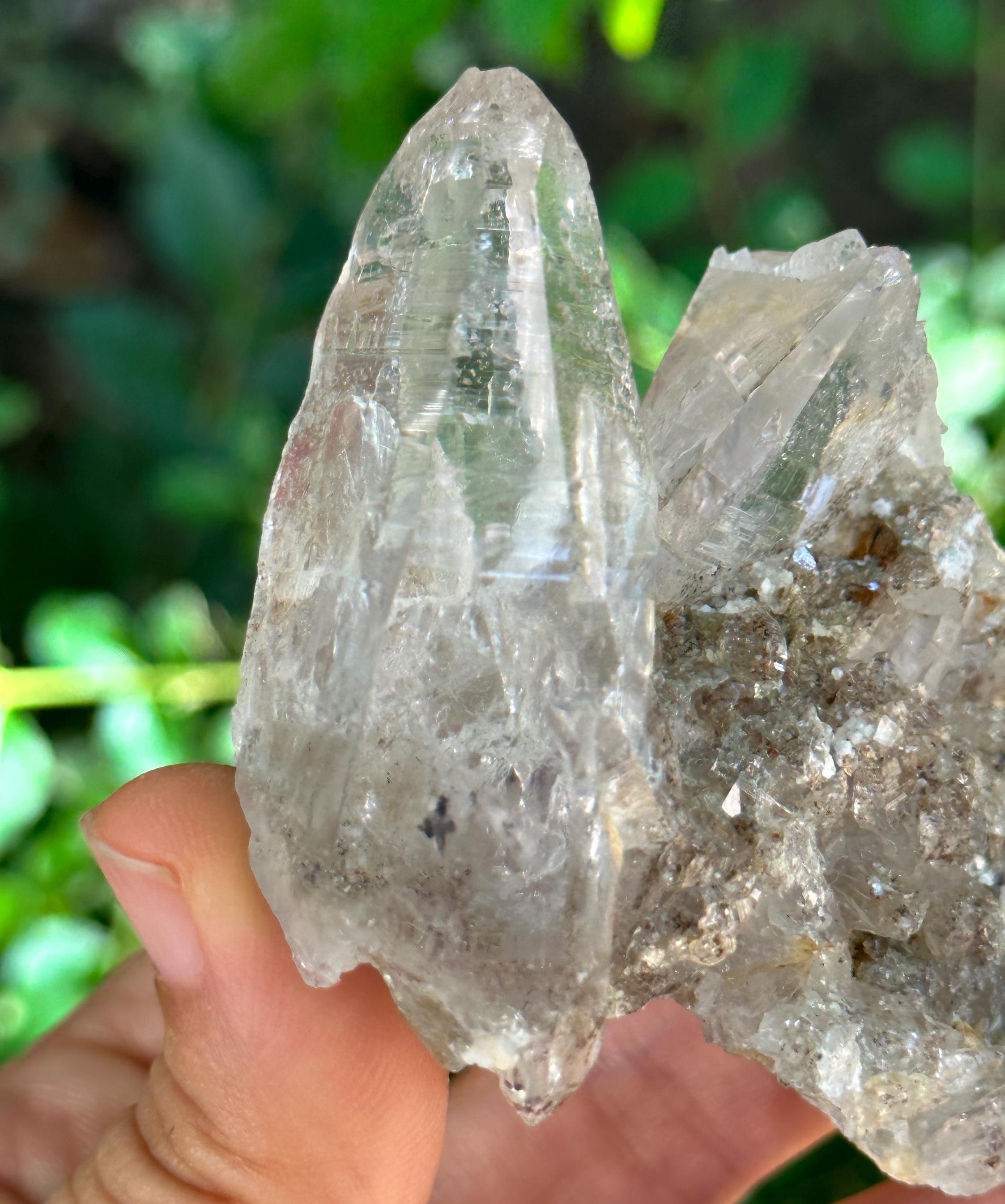 Clear Himalayan Mosaic Laser Crystal Cluster/castle Quartz Crystal ...
