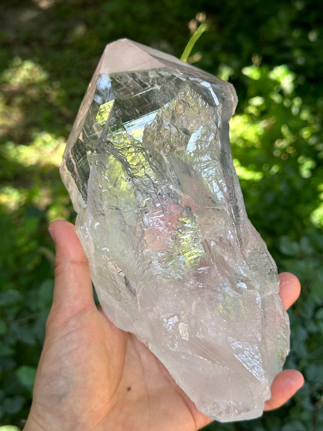 Rare Large Clear Himalayan Single Quartz Crystal/macromosaic Crystal ...
