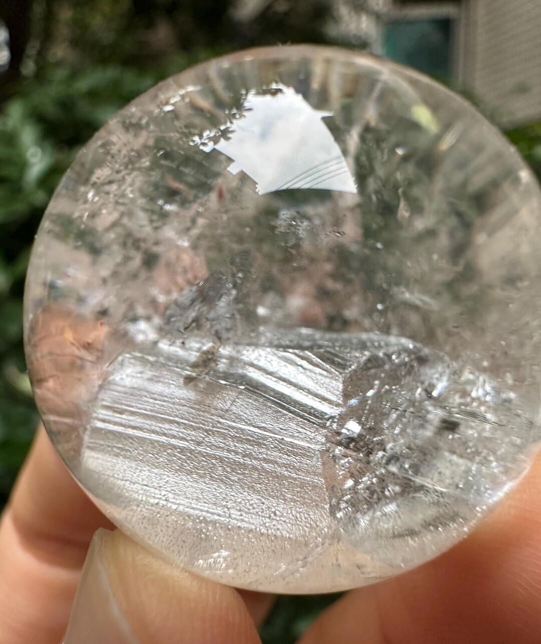 Clear Rainbow Inner Child Crystal Quartz Crystal Sphere/inner Crystal ...