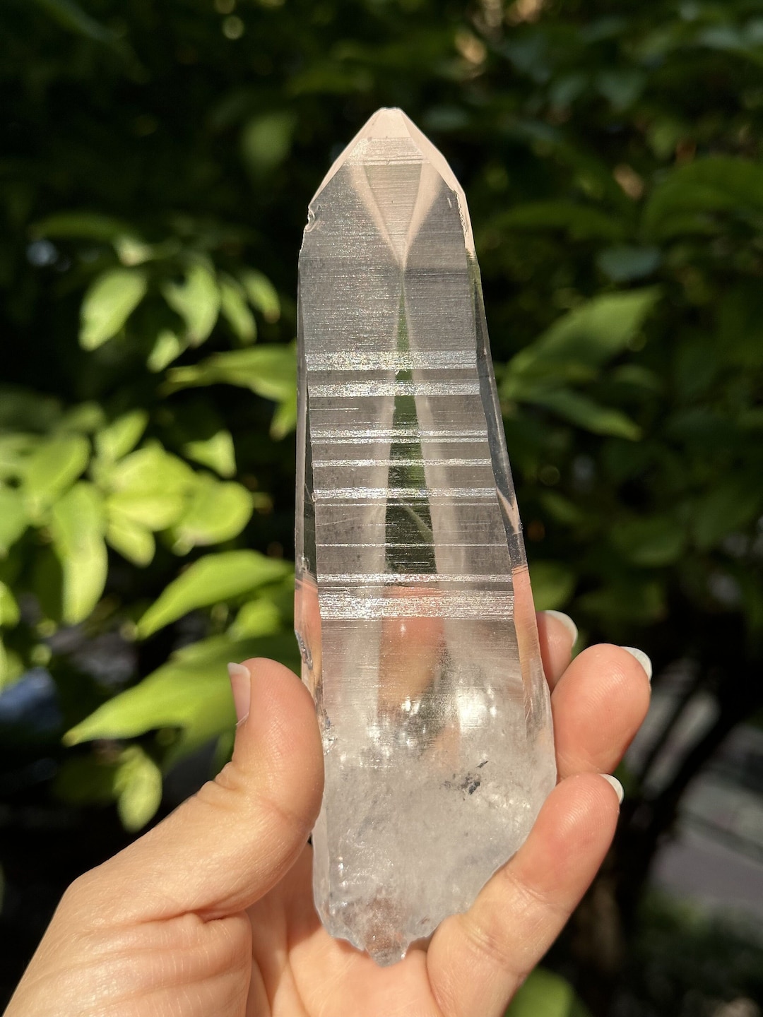 5.4top Quality Columbia Muzo Lemurian Seed Laser Quartz Crystal Scepter ...