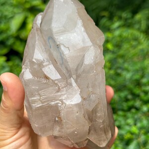 Rare Double Terminated Elestial Enhydro Quartz Crystal-moving Liquid ...